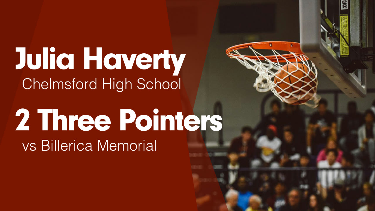 2 Three Pointers vs Billerica Memorial - Julia Haverty highlights - Hudl