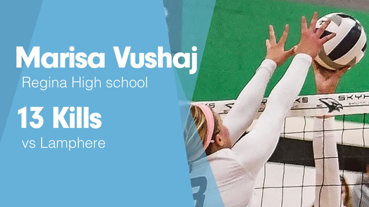 13 Kills vs Lamphere - Marisa Vushaj highlights - Hudl