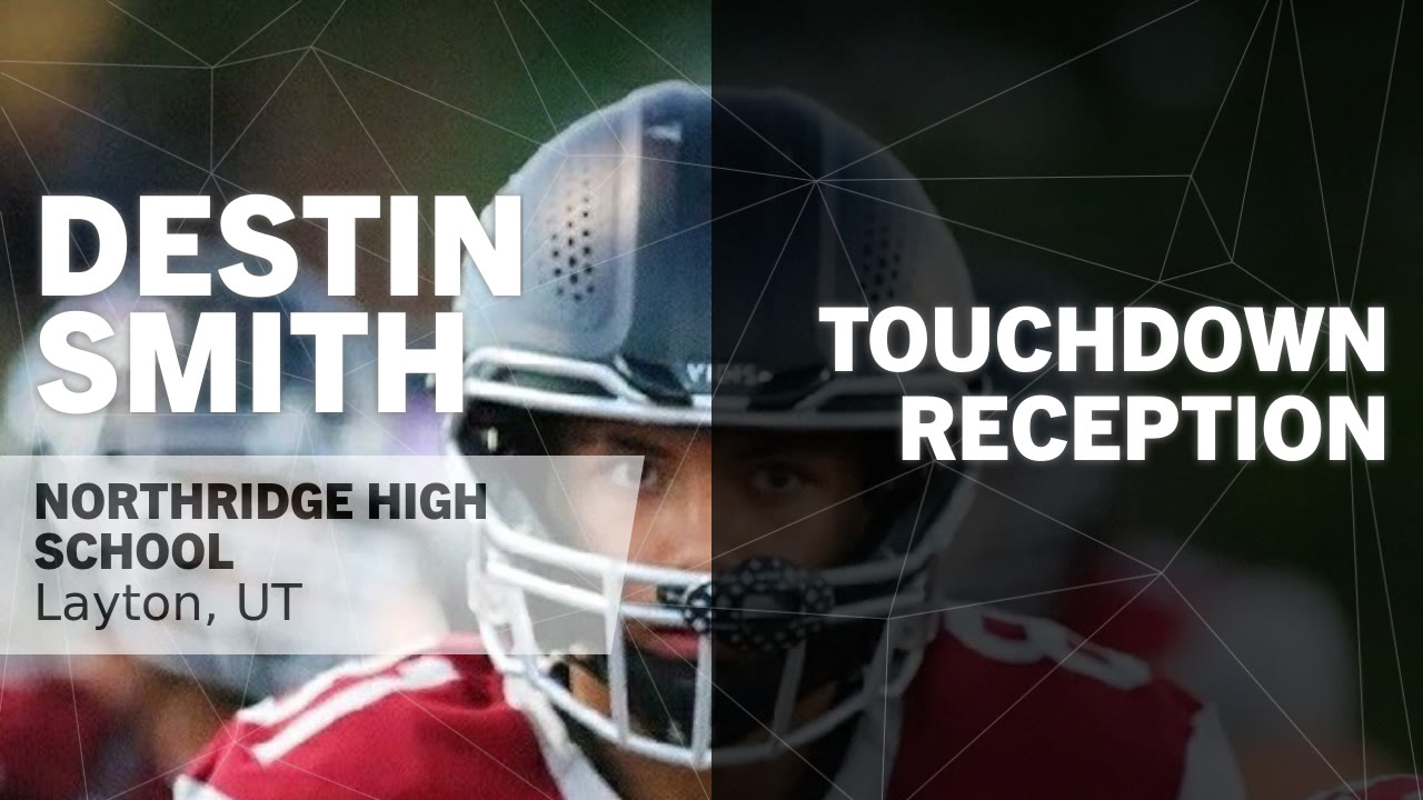 Touchdown Reception vs other school - Destin Smith highlights - Hudl