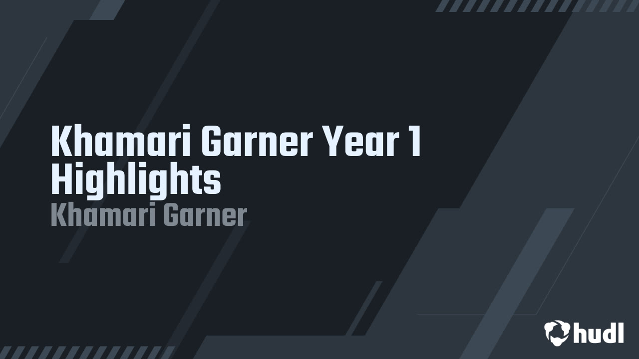 Khamari Garner Year 1 Highlights - Khamari Garner highlights - Hudl