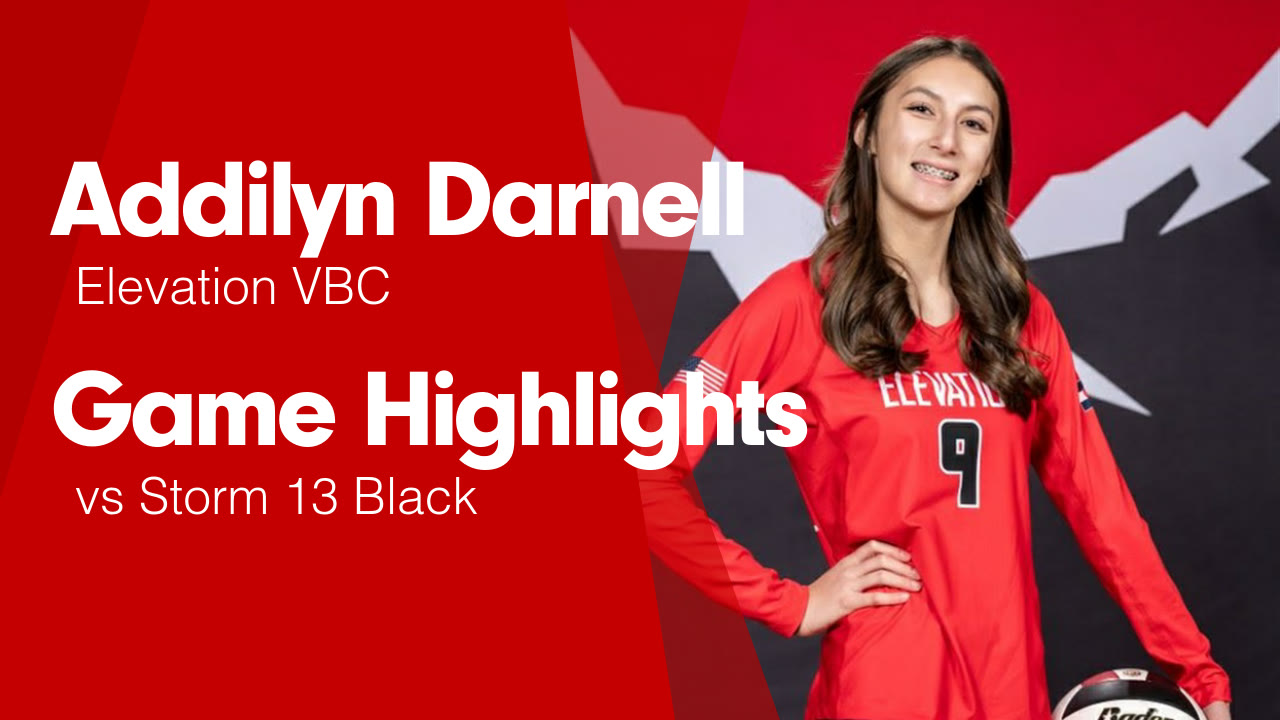 Game Highlights vs Storm 13 Black - Addilyn Darnell highlights - Hudl