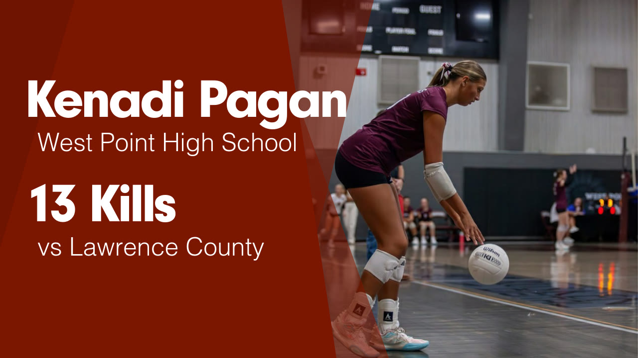 13 Kills vs Lawrence County - Kenadi Pagan highlights - Hudl