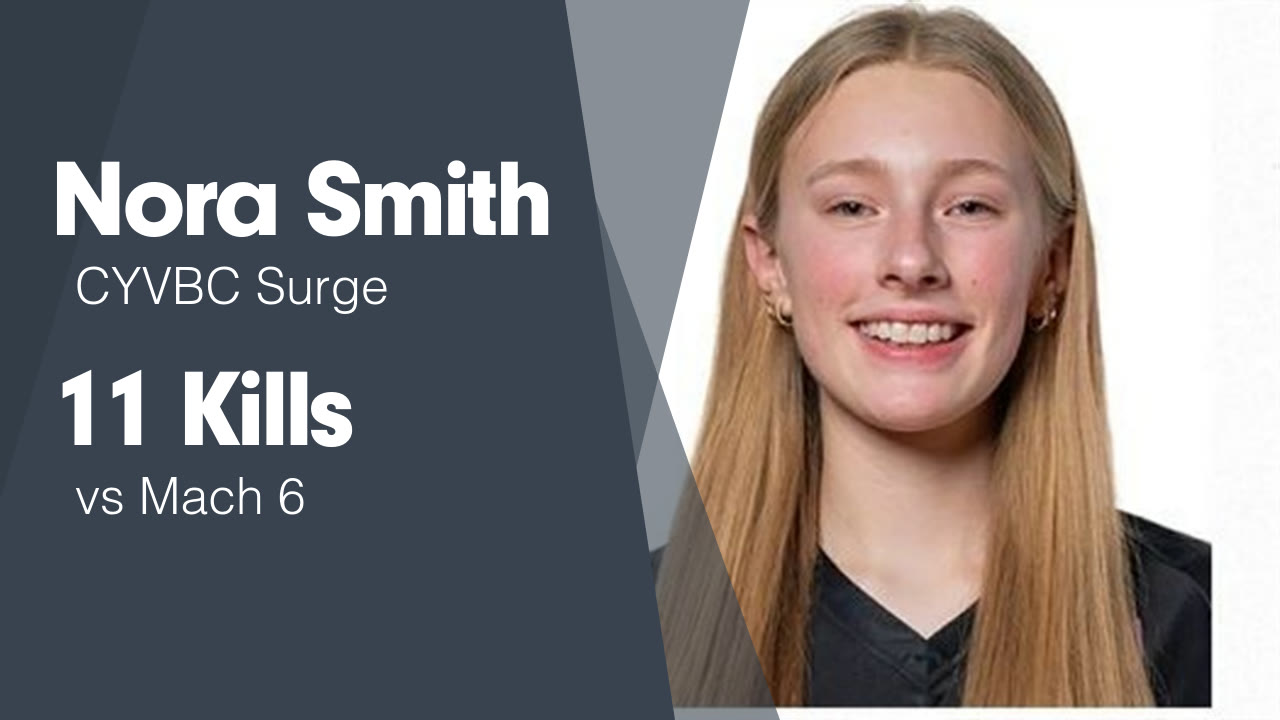 11 Kills vs Mach 6 - Nora Smith highlights - Hudl