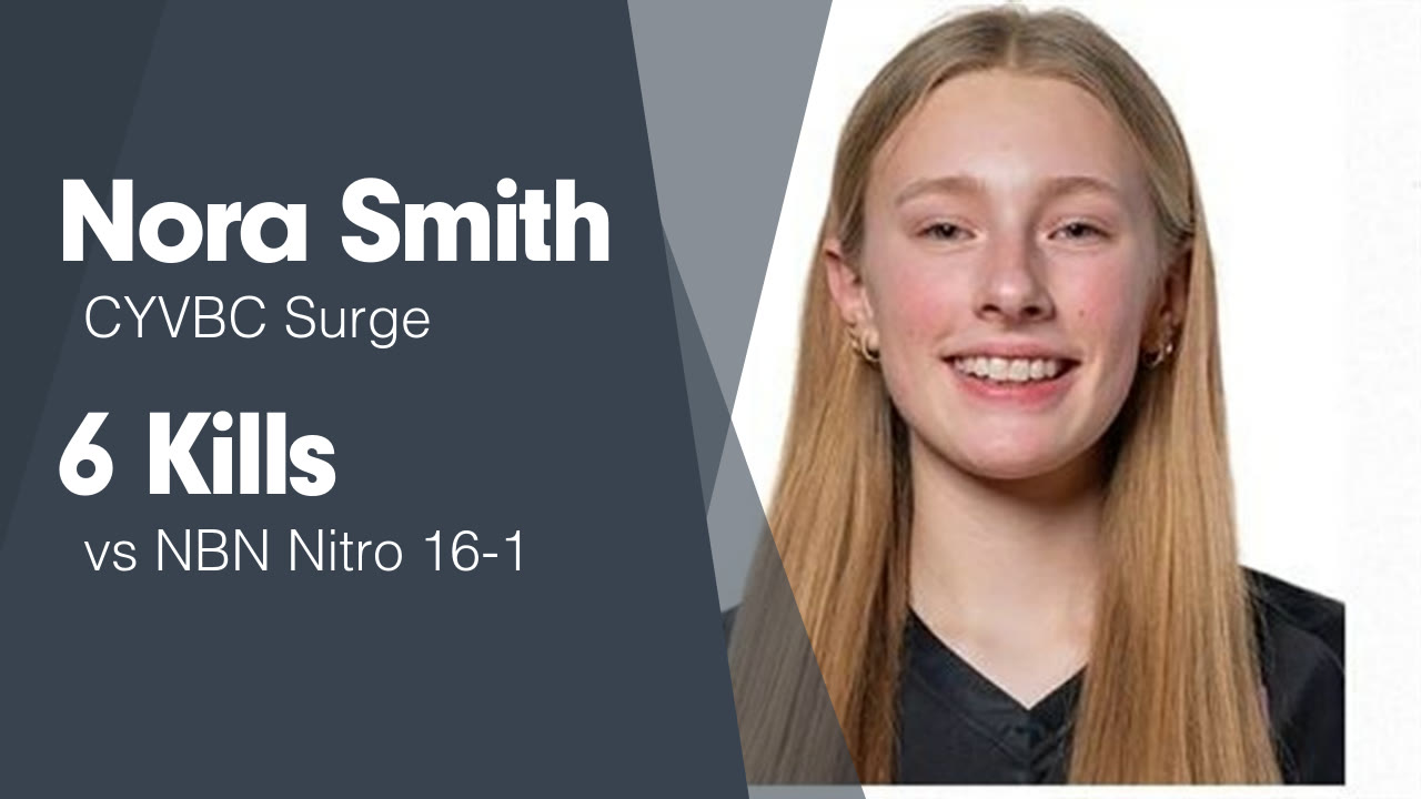 6 Kills vs NBN Nitro 16-1 - Nora Smith highlights - Hudl