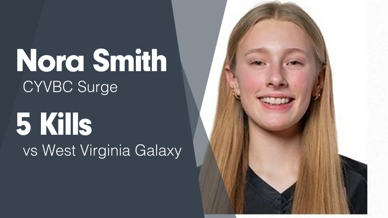 5 Kills vs West Virginia Galaxy - Nora Smith highlights - Hudl