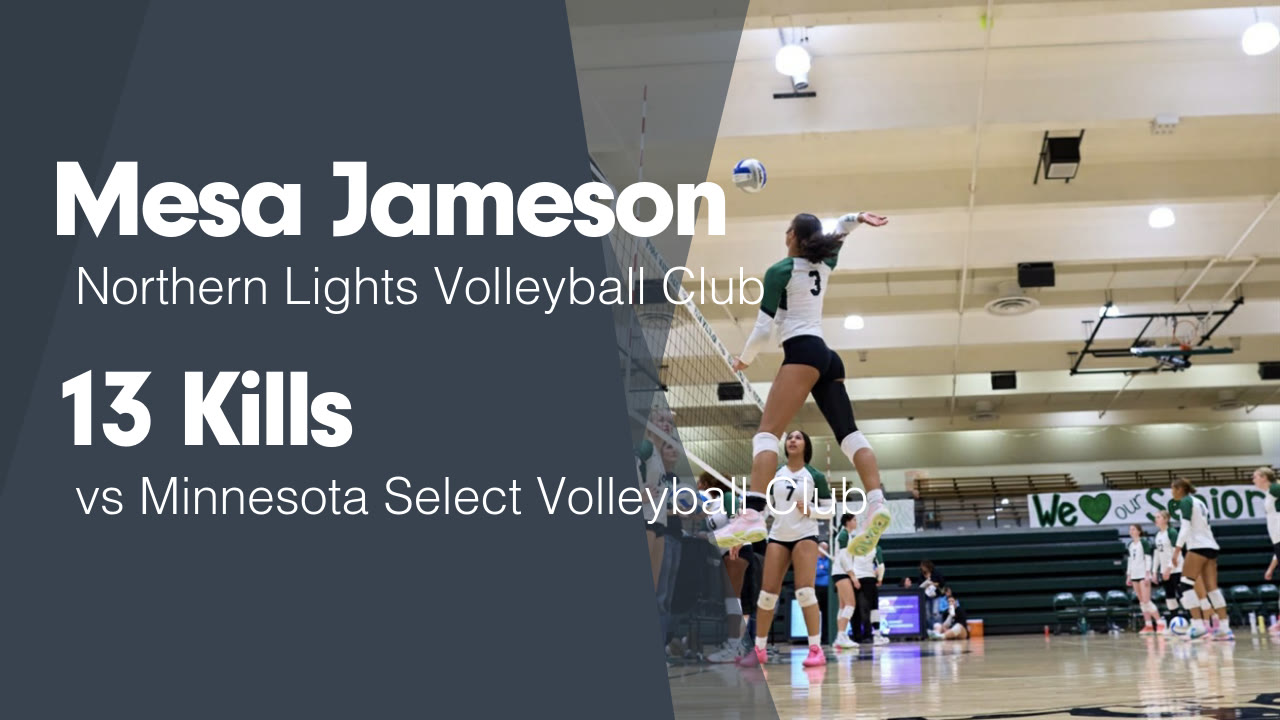 13 Kills vs Minnesota Select Volleyball Club - Mesa Jameson highlights ...