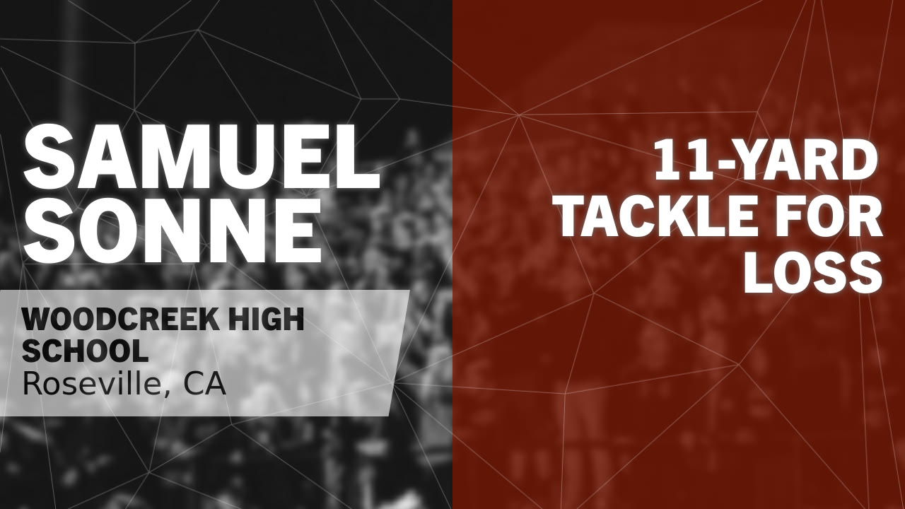 11-yard Tackle for Loss vs Bella Vista - Samuel Sonne highlights - Hudl