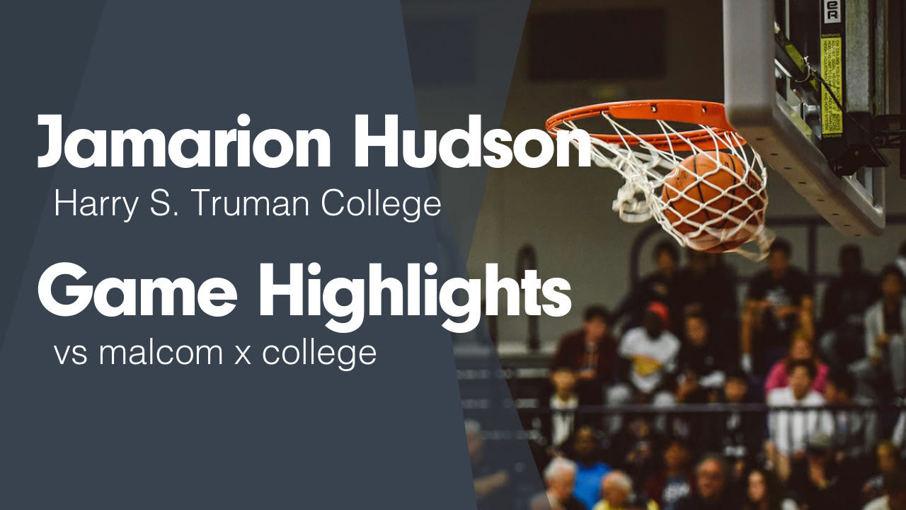 Game Highlights vs malcom x college - Jamarion Hudson highlights - Hudl
