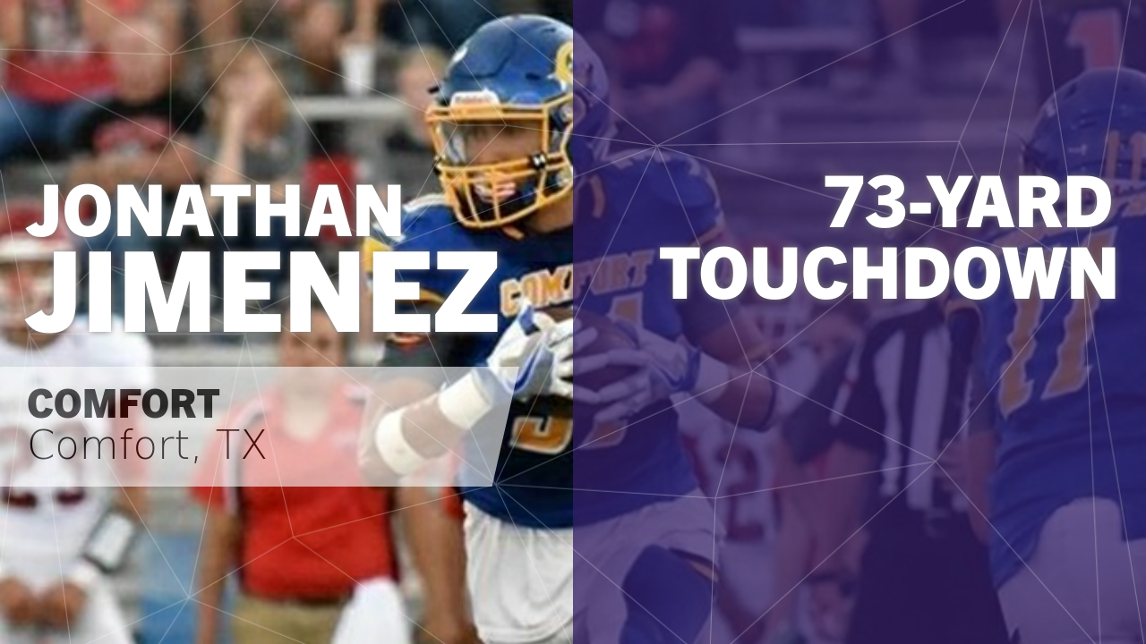 73-yard Touchdown vs Mason - Jonathan Jimenez highlights - Hudl