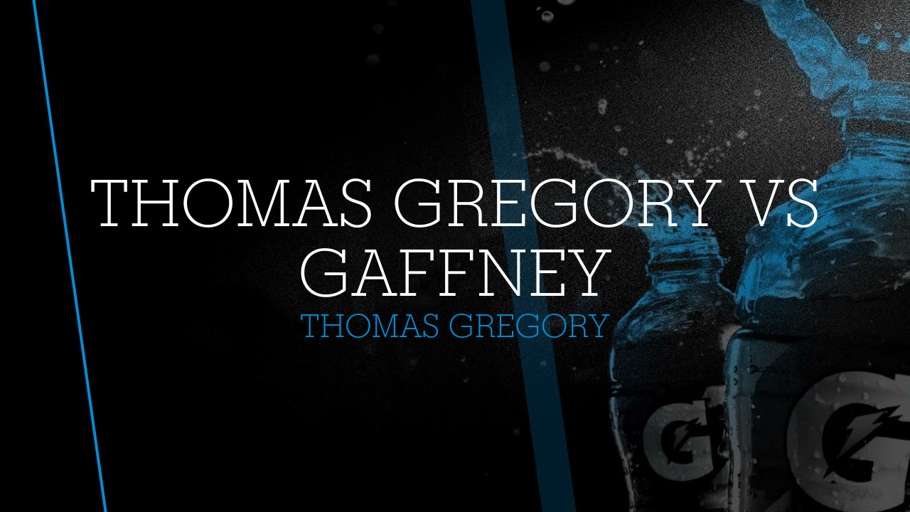 Thomas Gregory vs Gaffney - Thomas Gregory highlights - Hudl
