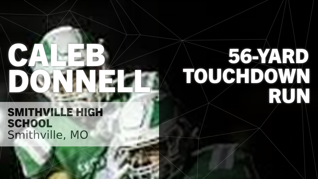 56-yard Touchdown Run vs Pittsburg Community Schools - Caleb Donnell ...